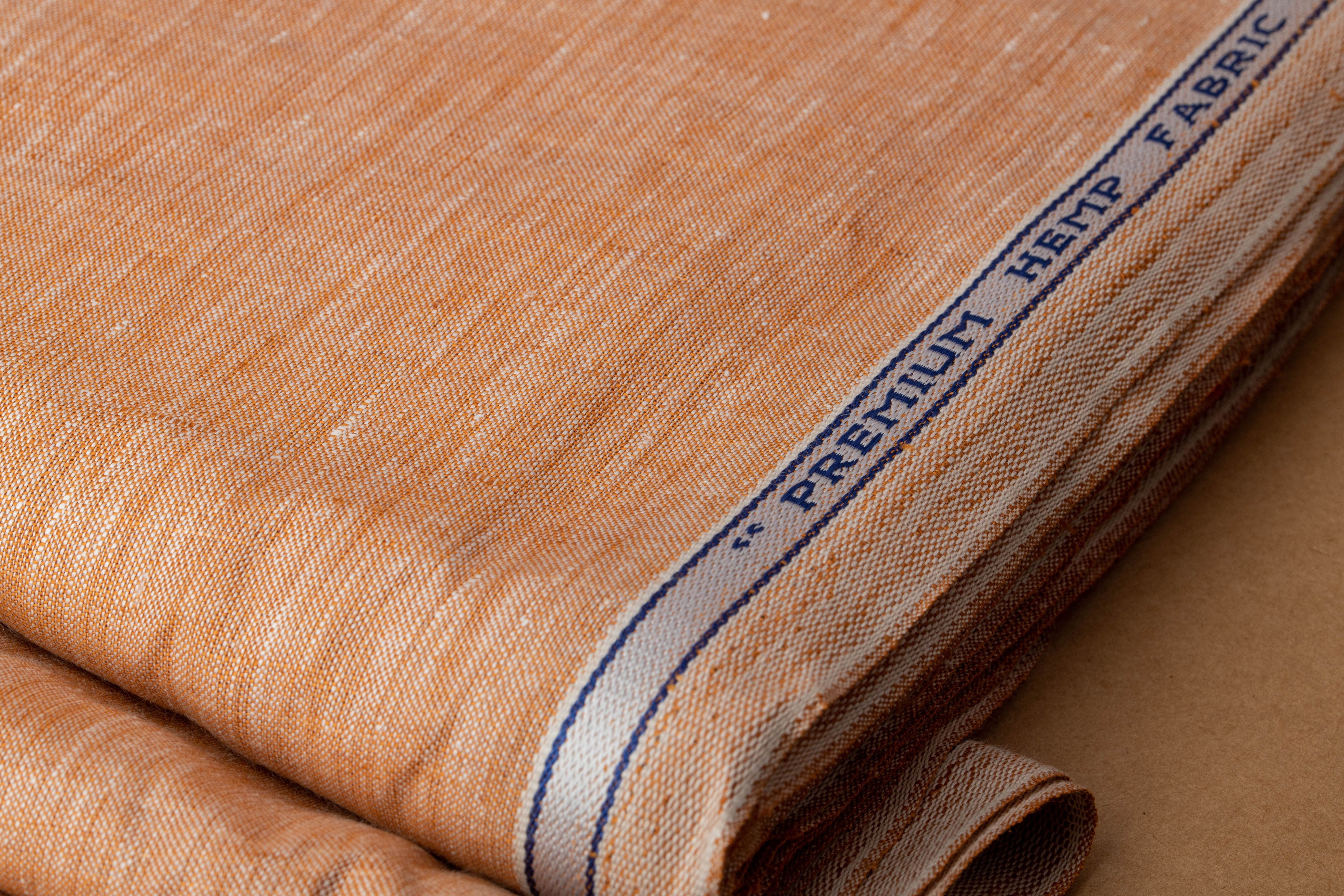 Buy Pango - Alloy Orange | Yarn Dyed Fabric - The Hemp Studio