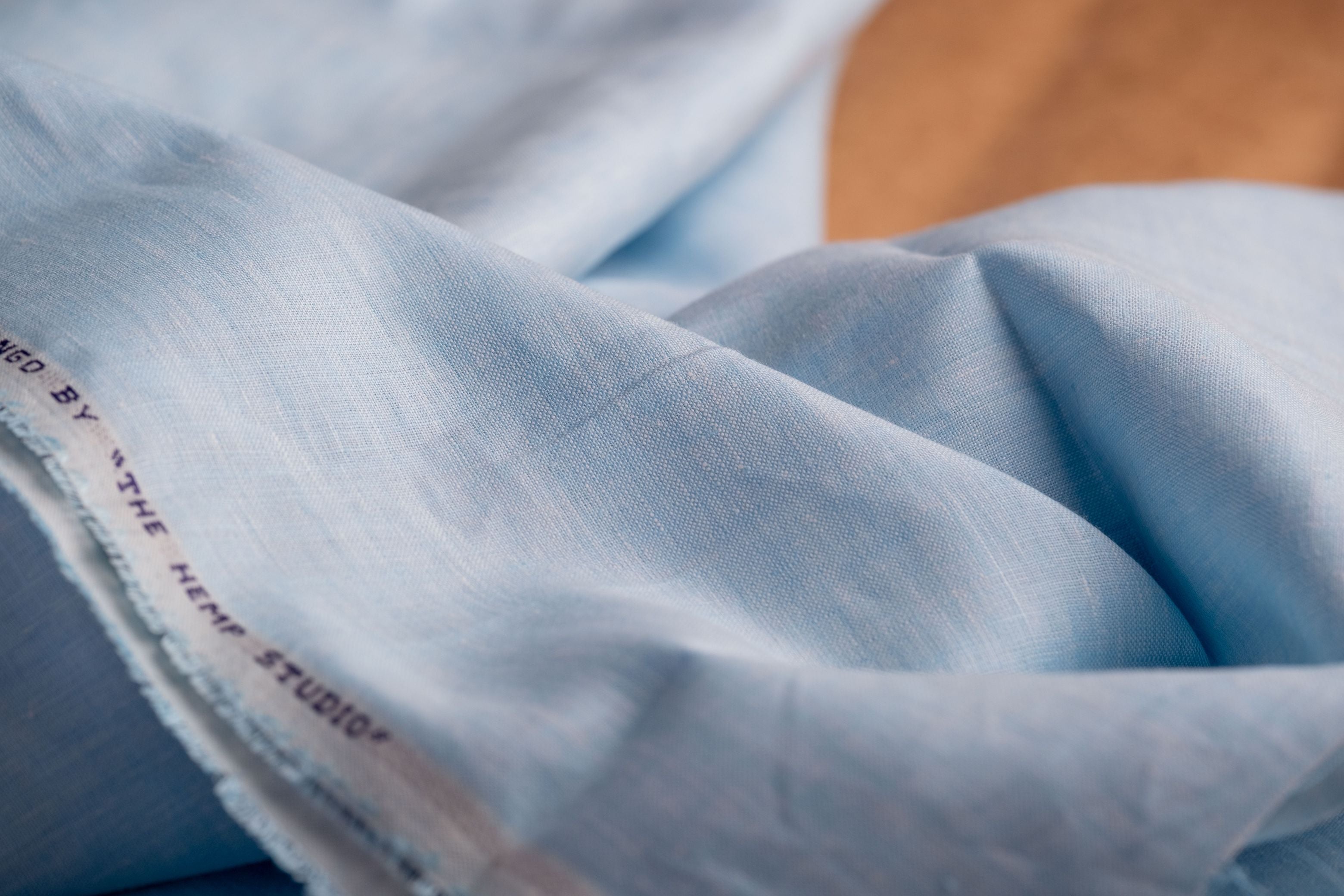 Buy Pango YD – Glacier Blue | Yarn Dyed Fabric | The Hemp Studio