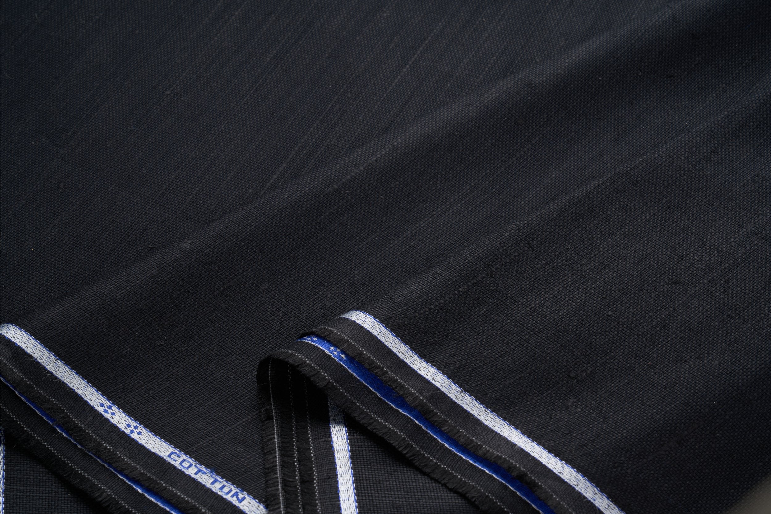 Buy Kanabira 6 – Jet Black | Piece Dyed Fabric | The Hemp Studio