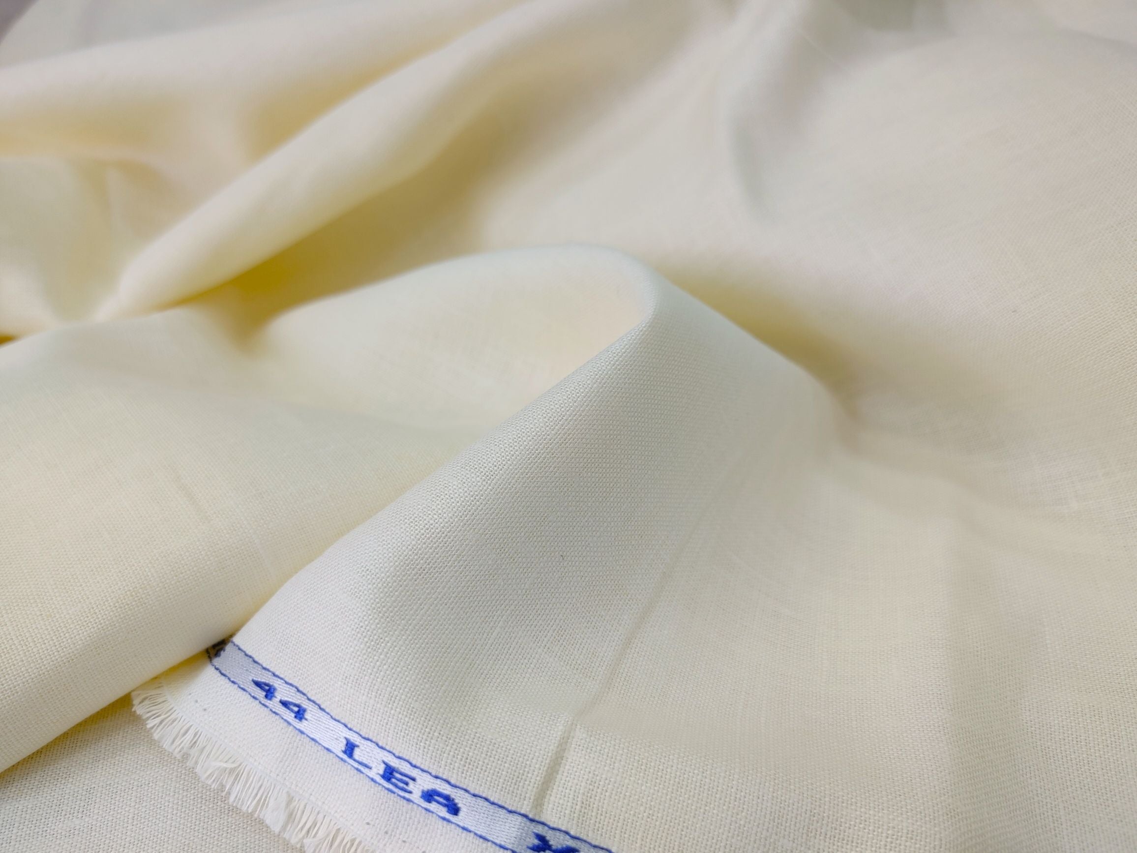 Buy Kaycha PD – Light Cream | Piece Dyed Fabric | The Hemp Studio