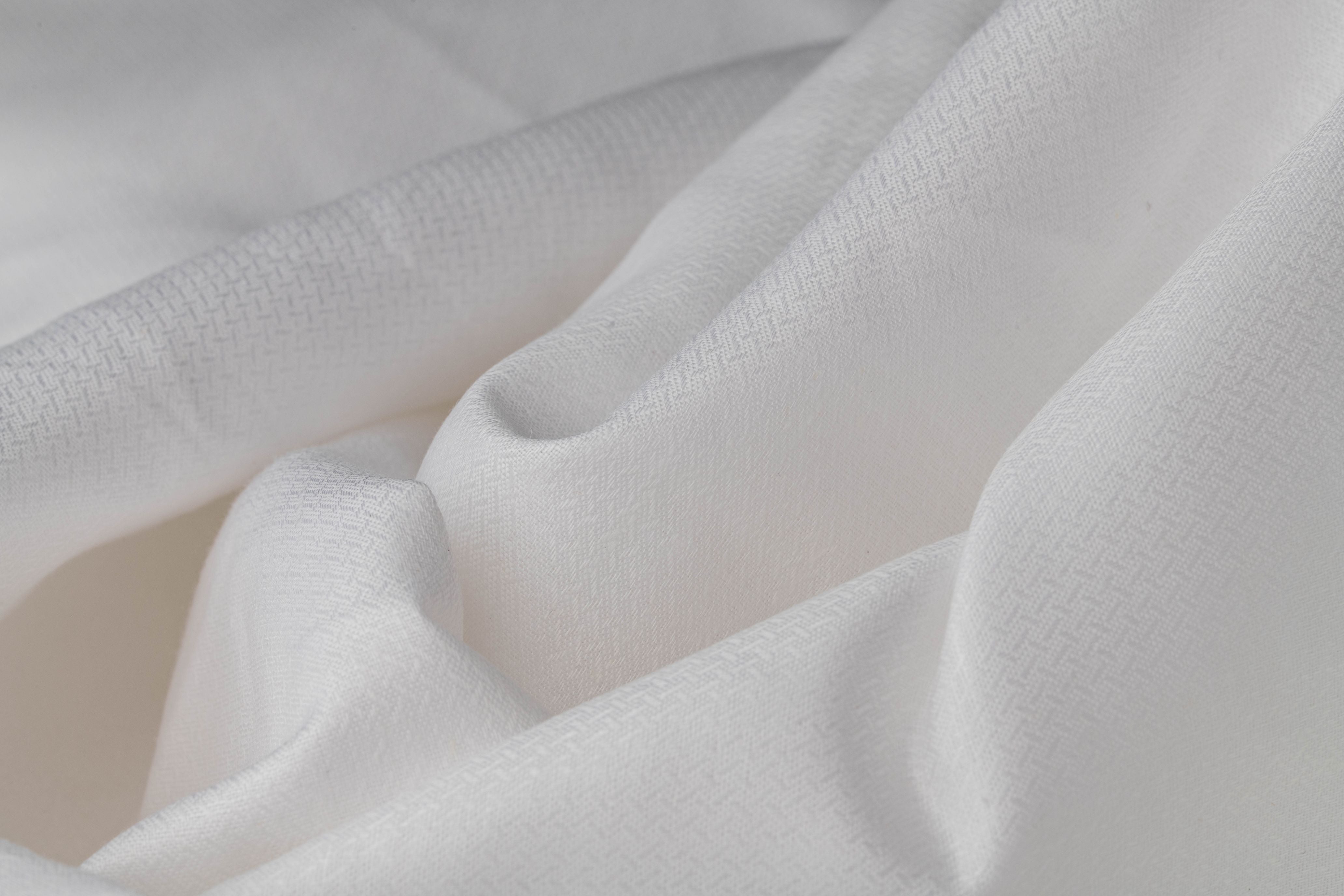 Buy White Fabrics – Makana – H4 | Hemp Blend | The Hemp Studio